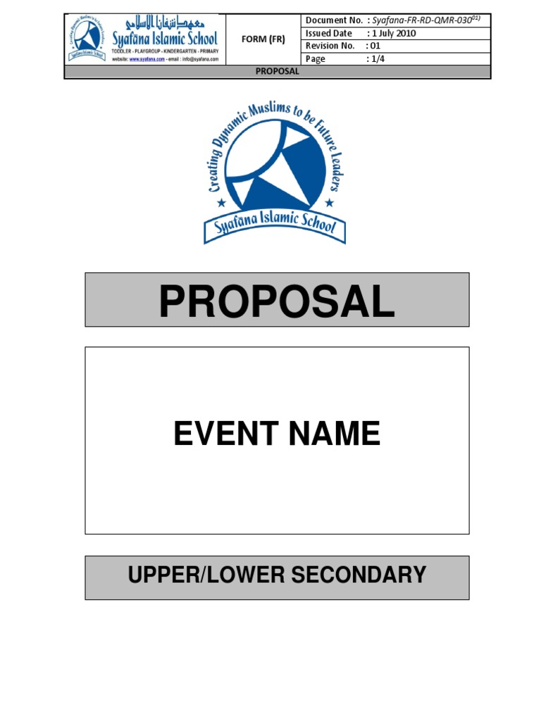 Proposal Event - Contoh | PDF