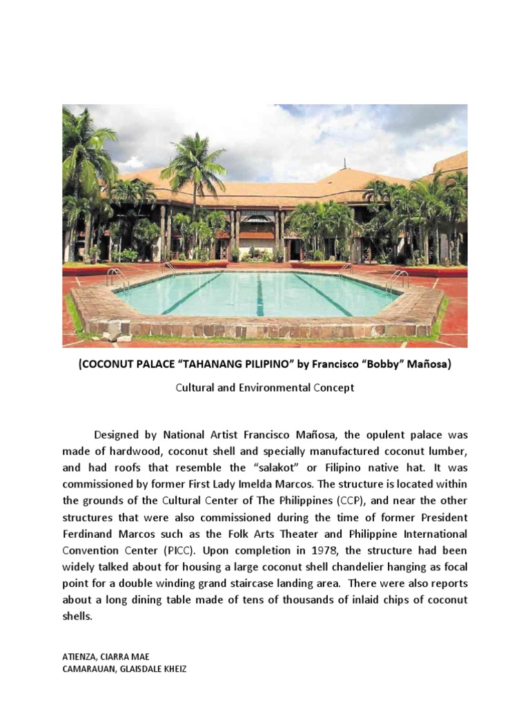 Coconut Palace | PDF