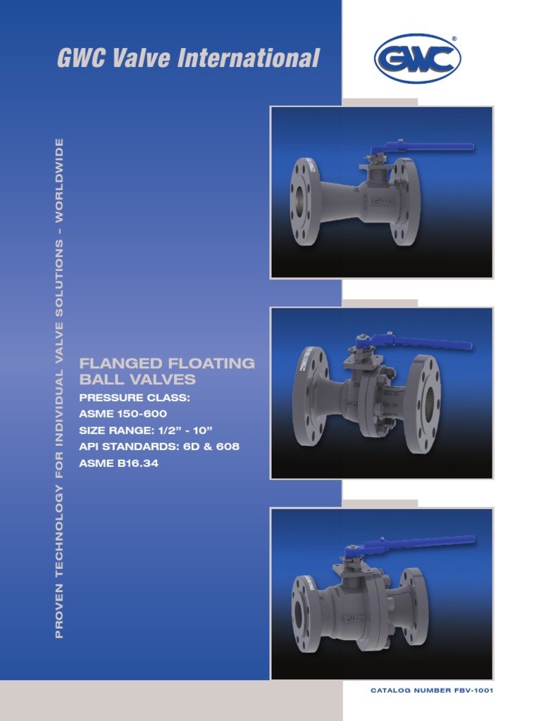 Flanged Floating Ball Valves Overview | PDF | Valve | Mechanical ...