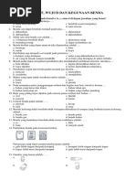 Soal Ulangan Harian IPA Kelas 4 SD - BAB 6 Sifat Dan Perubahan Wujud Benda | PDF
