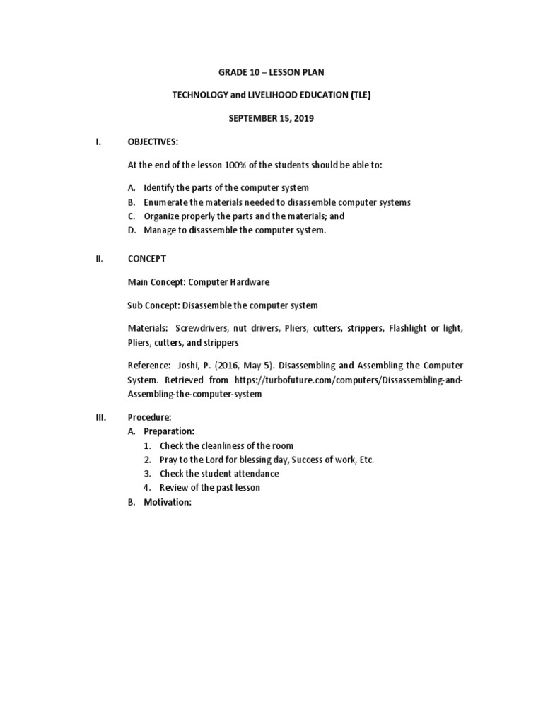 Lesson Plan Sana | PDF