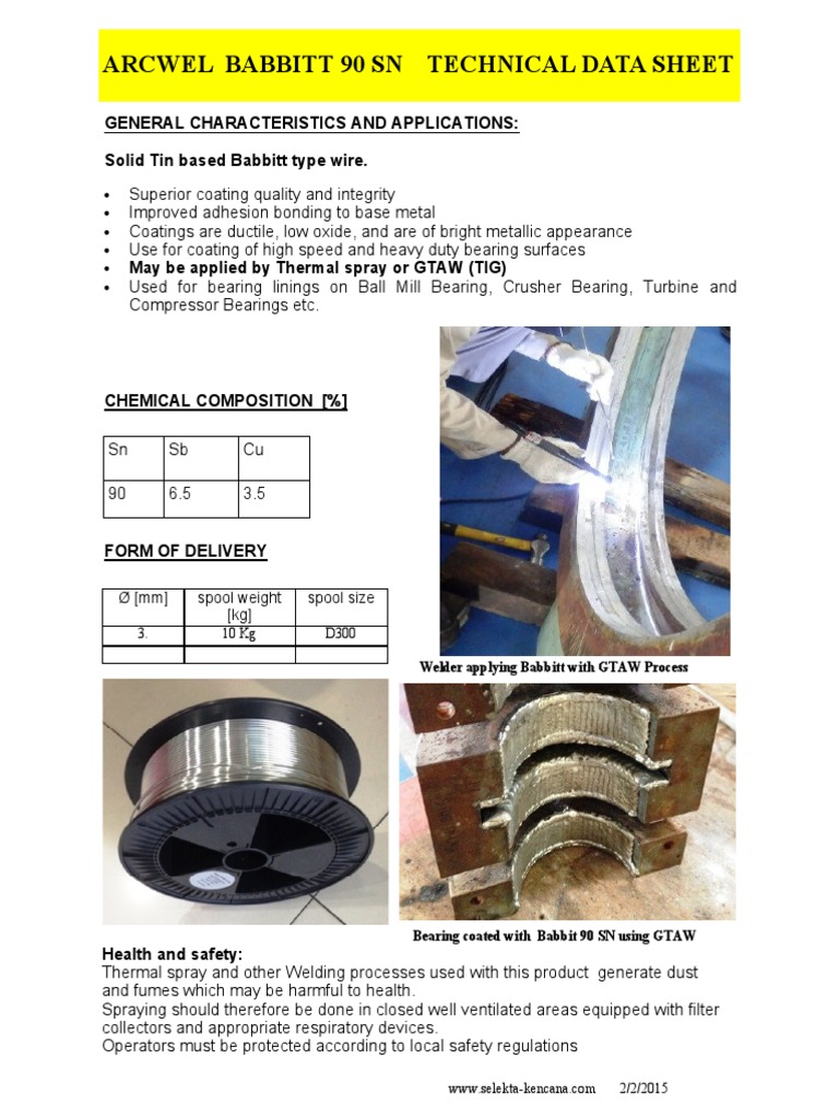 Industrial Babbitt Coating Guide | PDF | Technology & Engineering