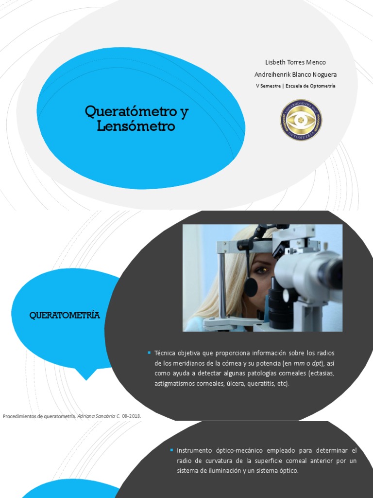 Queratómetro y Lensómetro | Córnea | Óptica