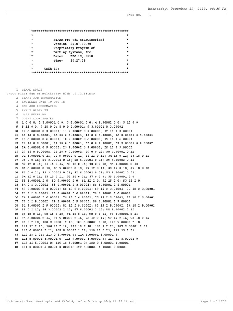 DGN of Multistory BLDG 19.12 | PDF | Computing | Mechanical Engineering