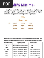 Mga Salitang Inuulit | PDF