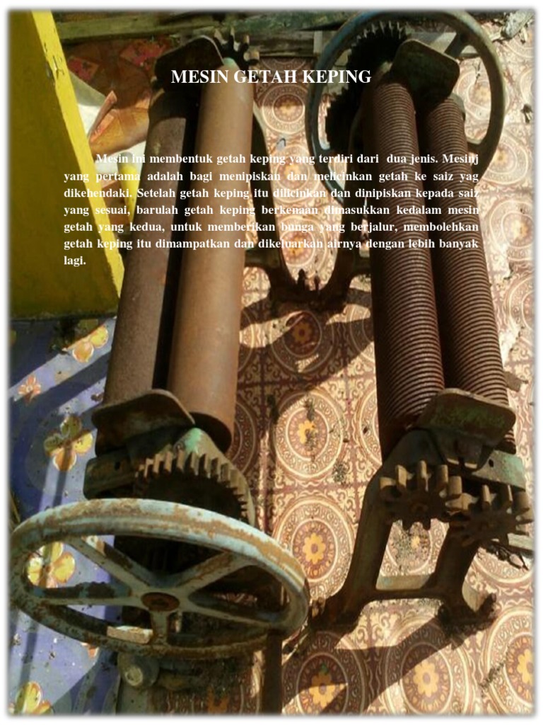 Mesin Getah Keping | PDF