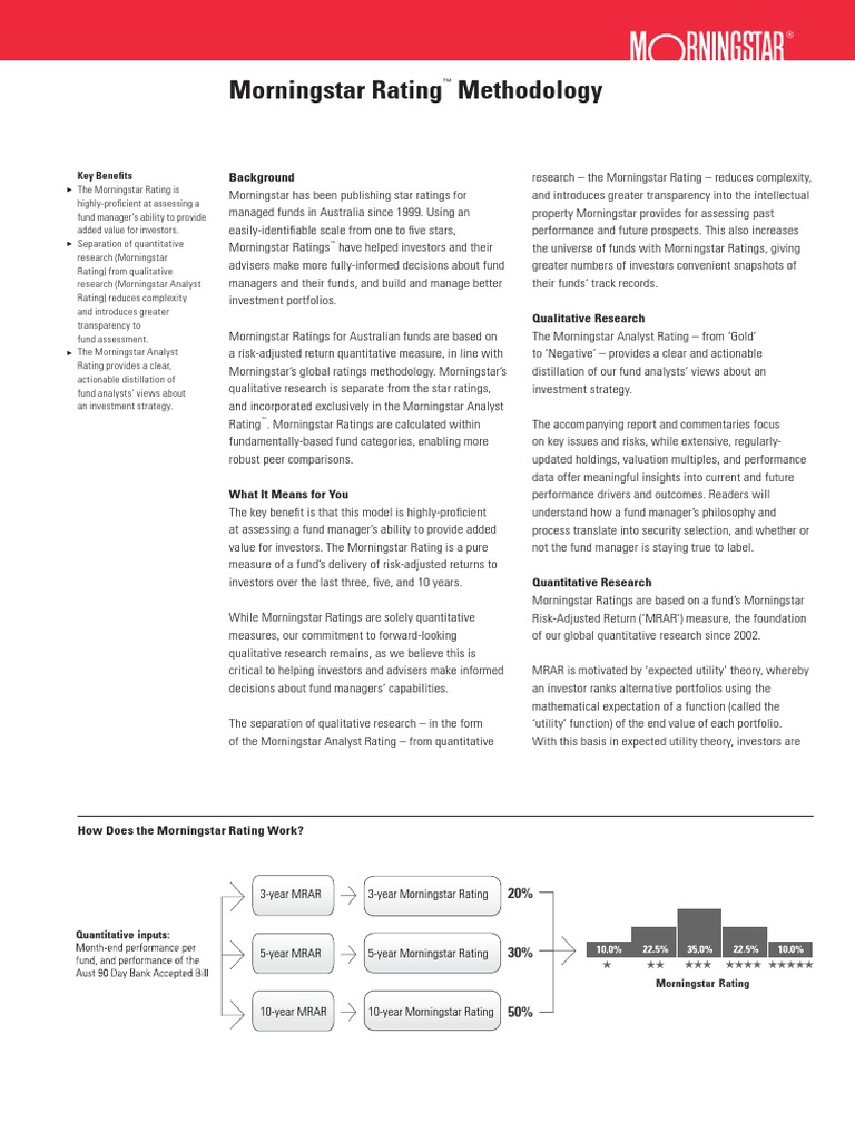 Morningstar Rating Methodology: Background | PDF | Investment ...