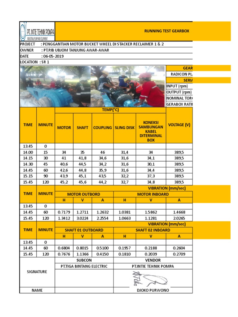 Running Test Gearbox Pdf Transmission Mechanics Systems Engineering