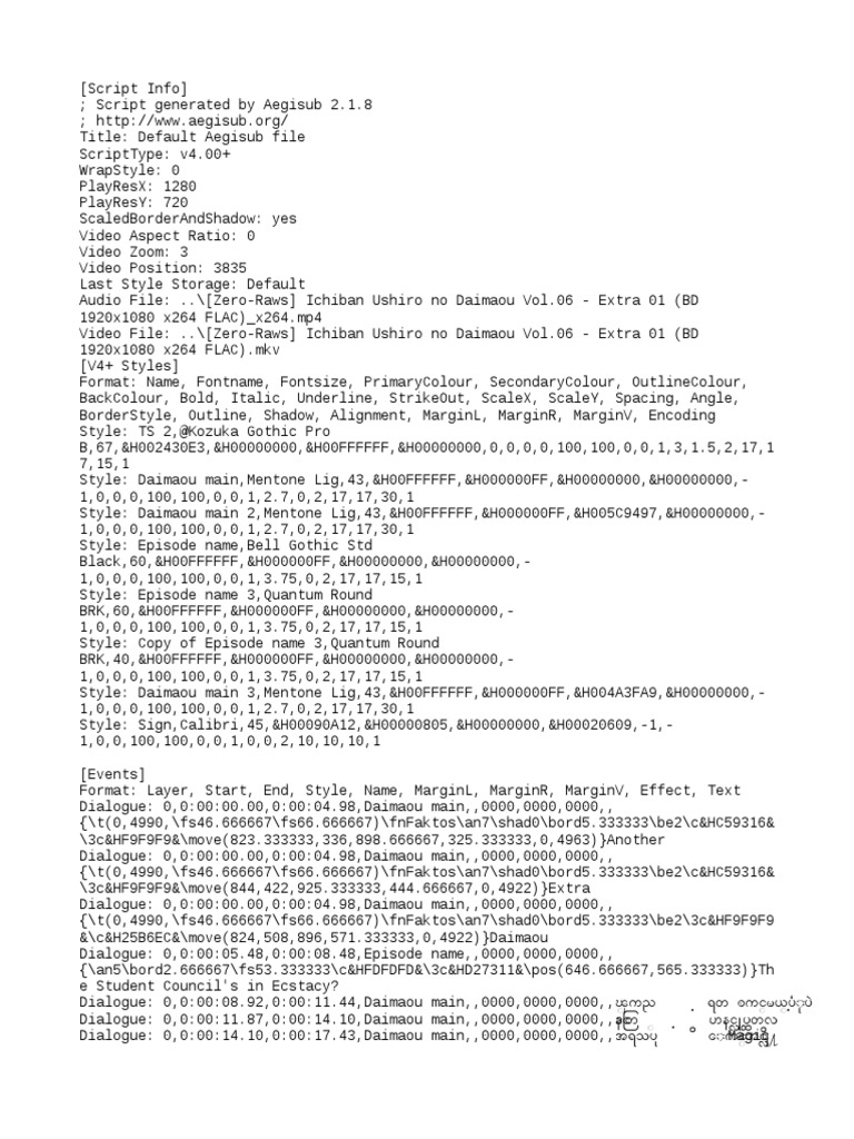 Ichiban Ushiro No Daimaou SP06.HD - bd.DmonHiro - Acb | PDF ...