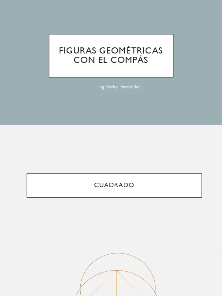 Figuras Geométricas Con El Compás | PDF
