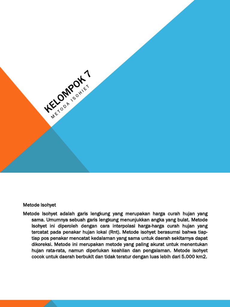 Metode Isohiet | PDF | Sains & Matematika