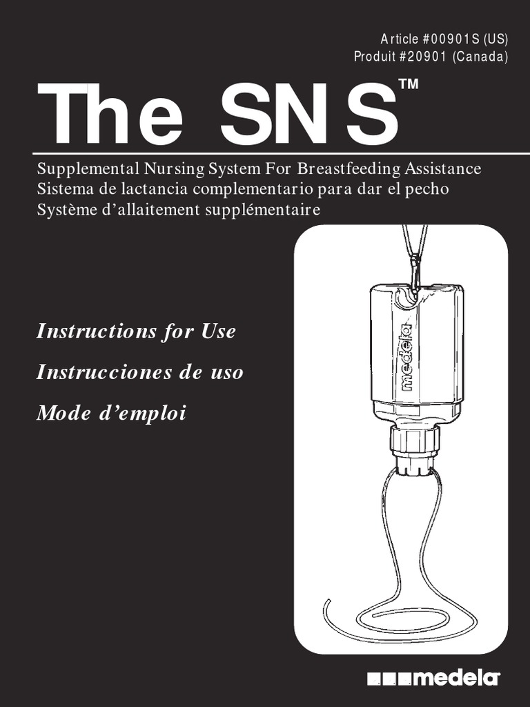 The SNS: Instructions For Use Instrucciones de Uso Mode D'emploi | PDF ...