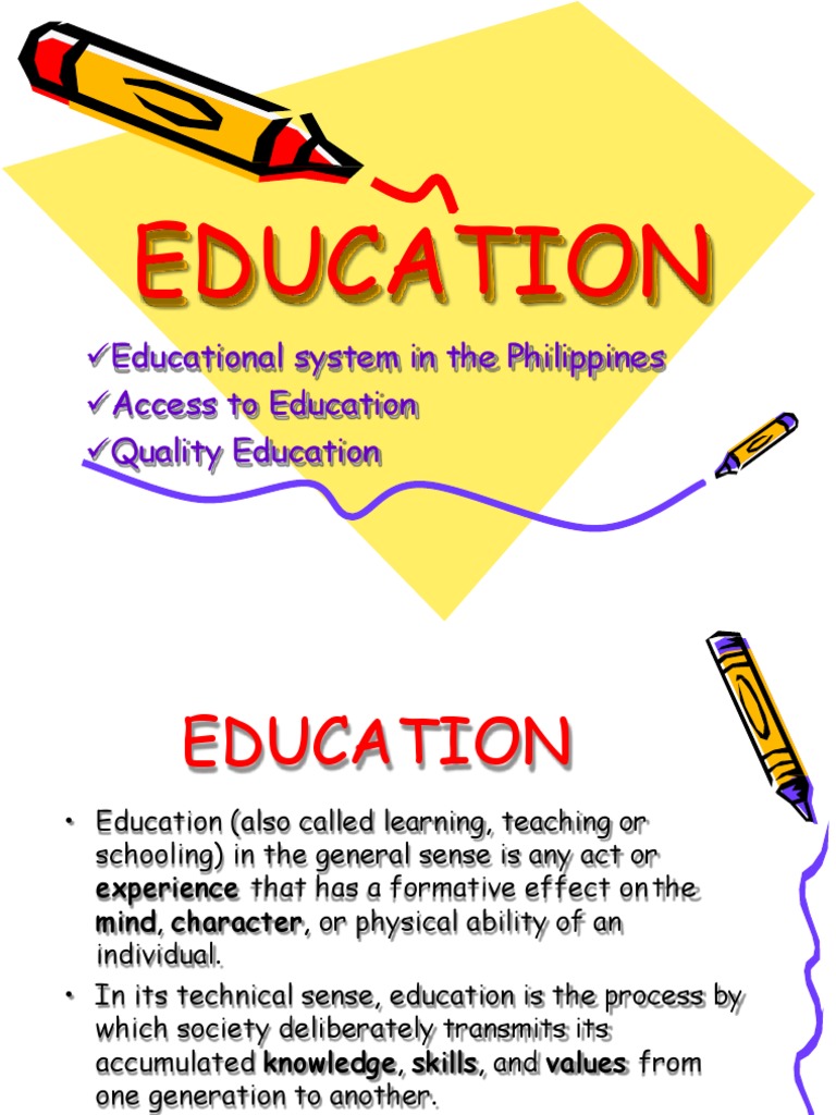 Education System in The Philippines | PDF | Primary Education ...