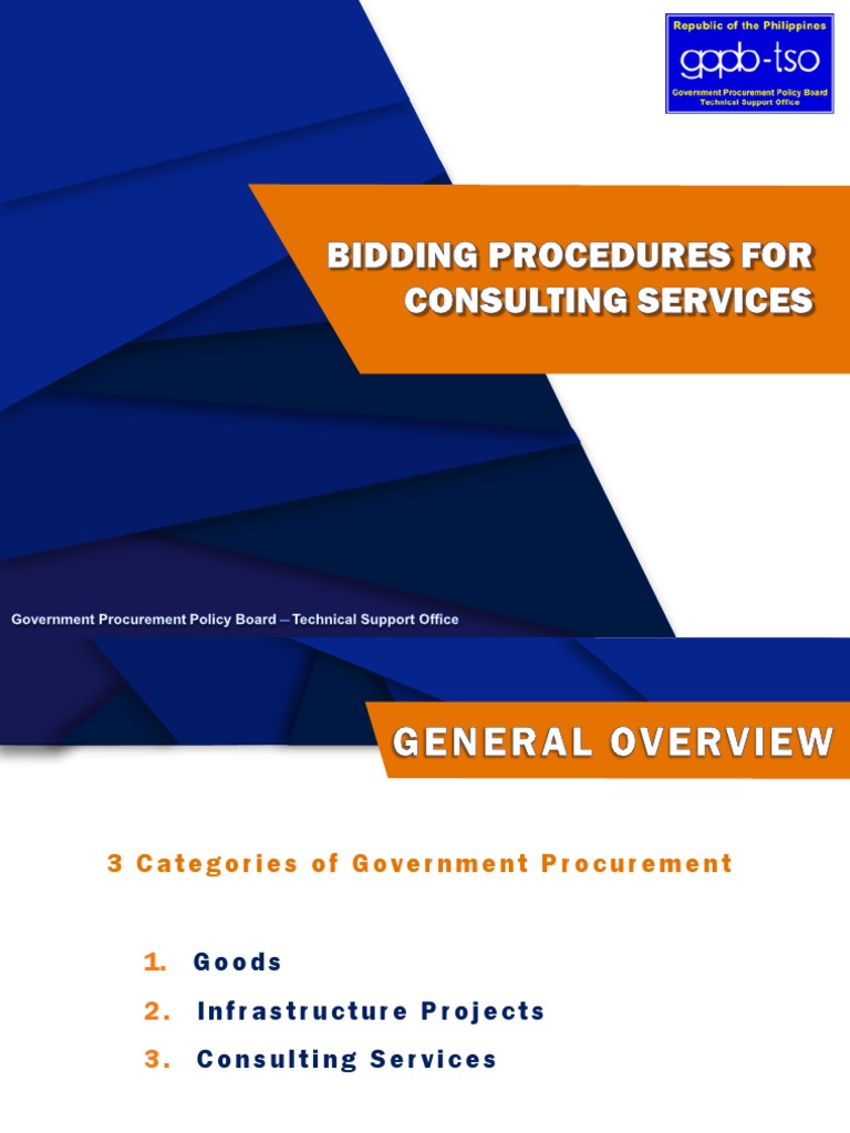 Government Procurement Consulting Guide | PDF | Joint Venture | Consultant