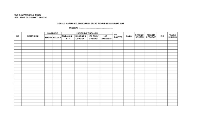 Buku Register RM | PDF