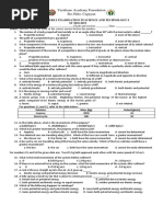 Grade 9 SUMMATIVE ASSESSMENT | PDF | Acceleration | Velocity