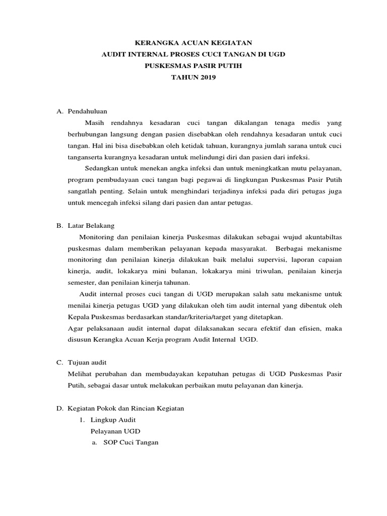 Kak Audit Ctps | PDF