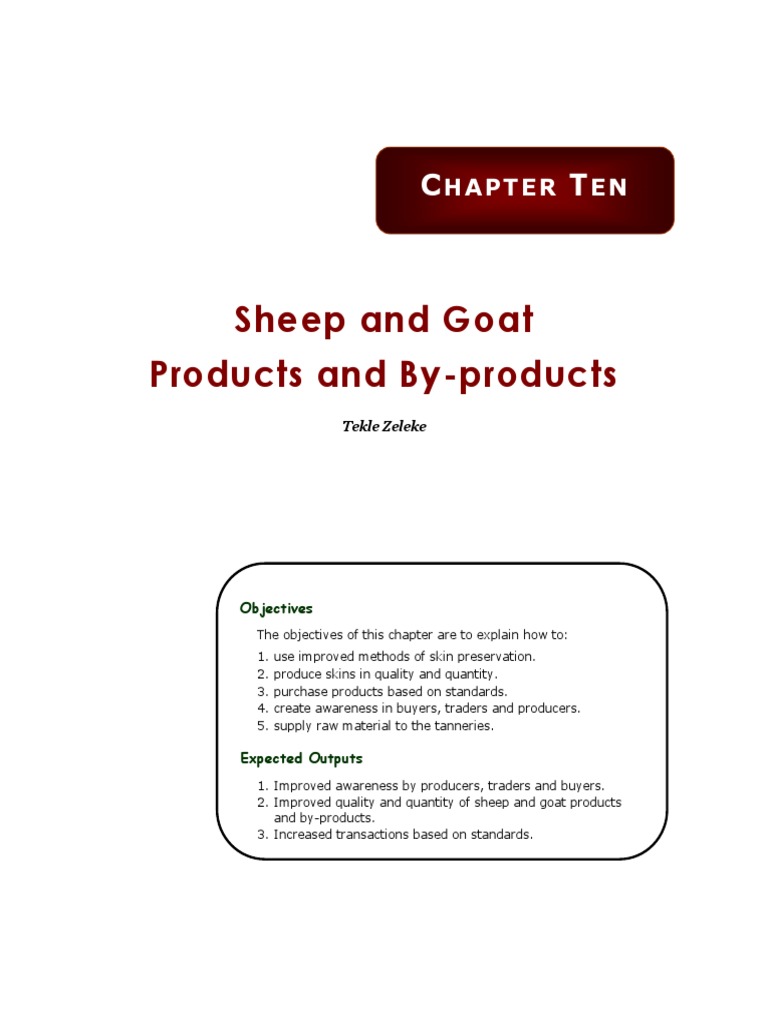 Sheep And Goat Production Pdf Animal Slaughter Goat