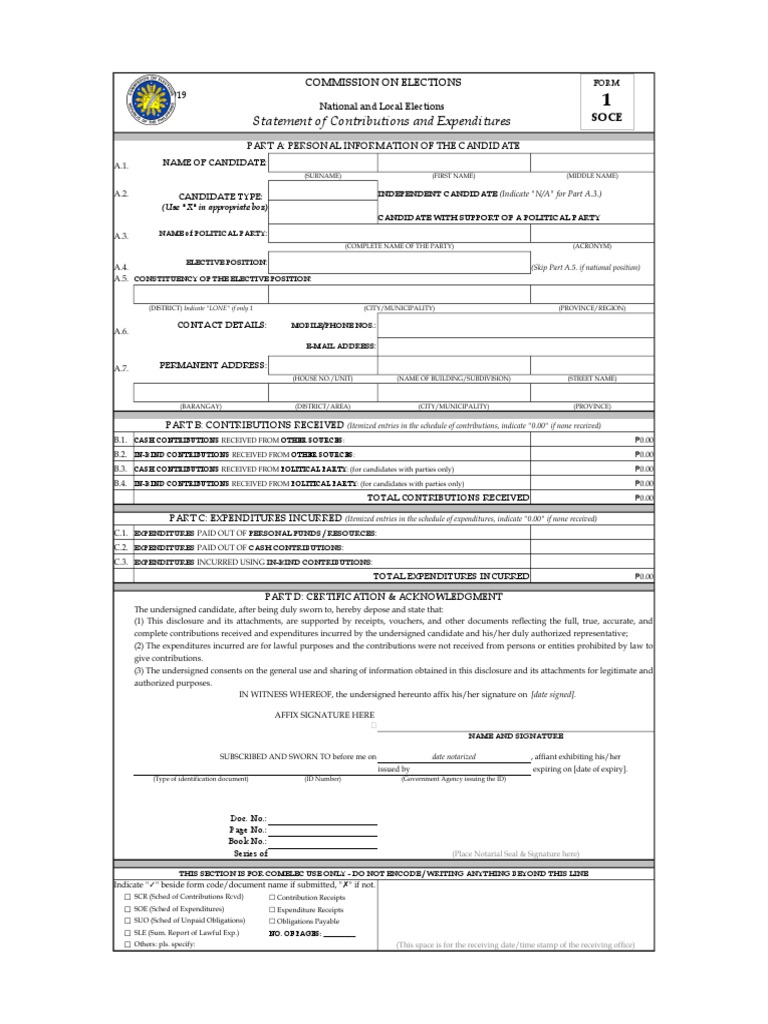 Soce Forms Final 3 | PDF | Cebu | Metro Manila
