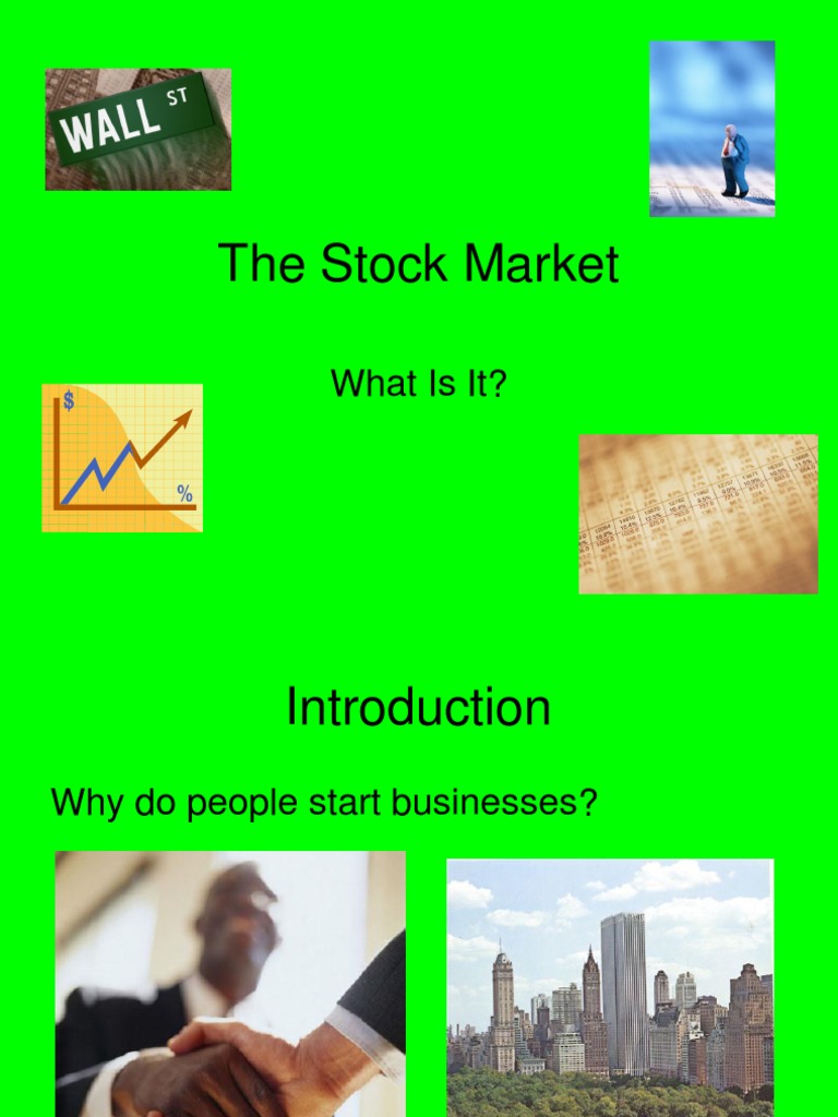 Understanding the Stock Market Basics | PDF