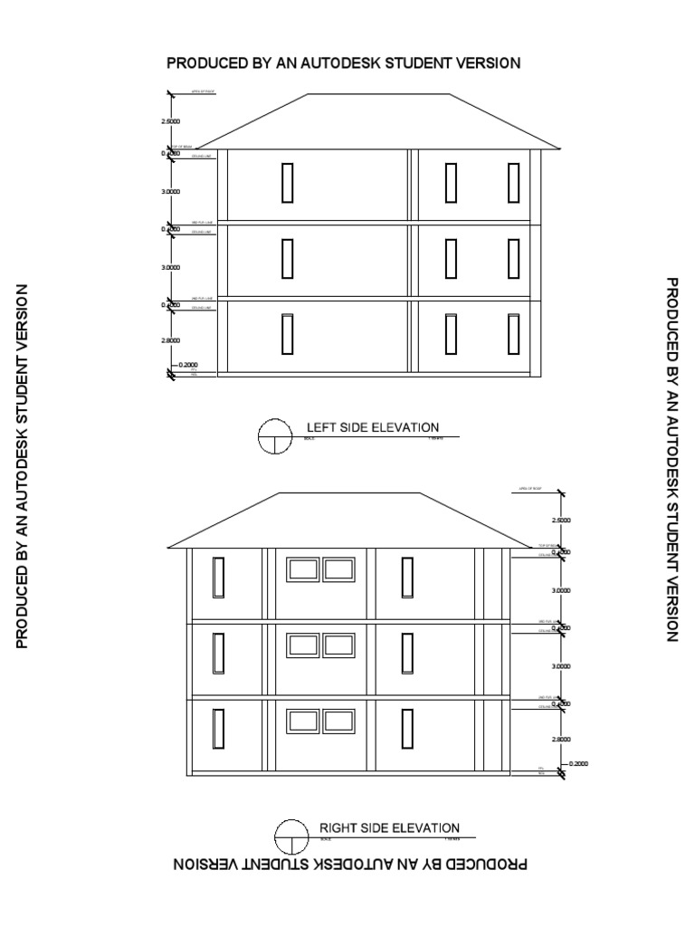 Produced by An Autodesk Student Version: Apex of Roof | PDF | Culture ...