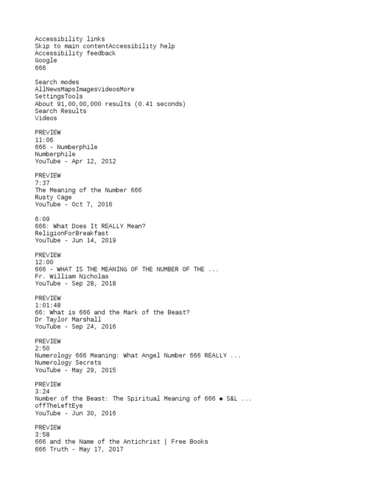 66666666666666666 | PDF | Number Of The Beast | Book Of Revelation