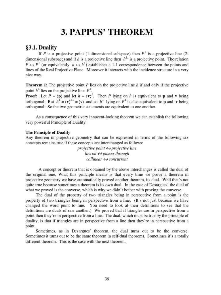 CHAP03 Pappus Theorem - Joven | PDF | Projective Geometry | Field ...