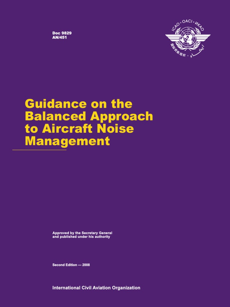 Guidance On The Balanced Approach To Aircraft Noise Management | PDF ...