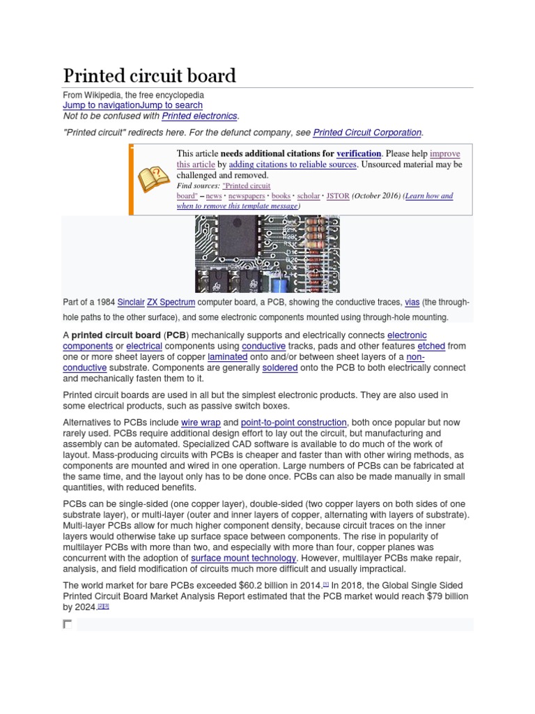 Printed Circuit Board | PDF | Printed Circuit Board | Electromagnetism