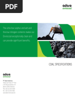 Coal Specifications and Grades Overview | PDF