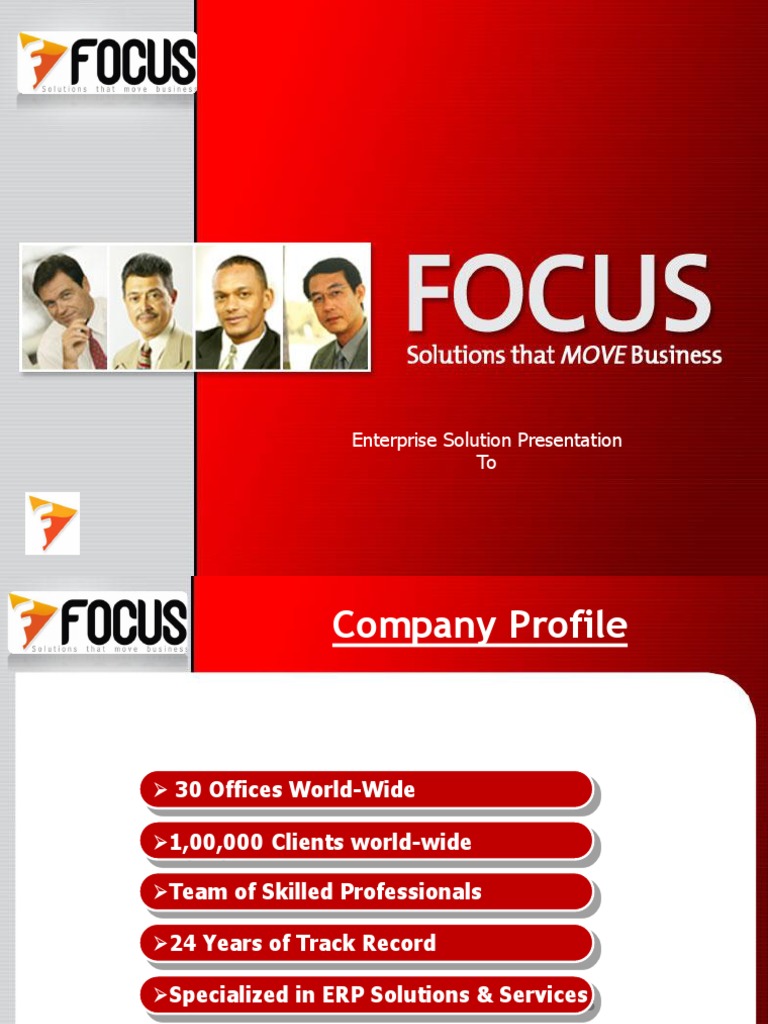Focus ERP & Implementation Methodology Docuement | PDF | Inventory ...