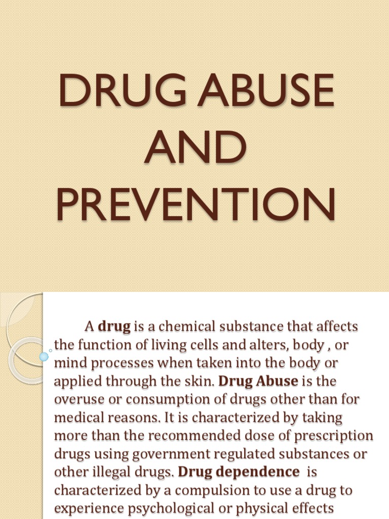 Drug Abuse and Prevention | PDF | Hallucinogen | Morphine