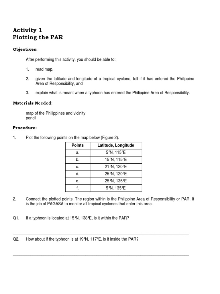 Plotting The PAR | PDF
