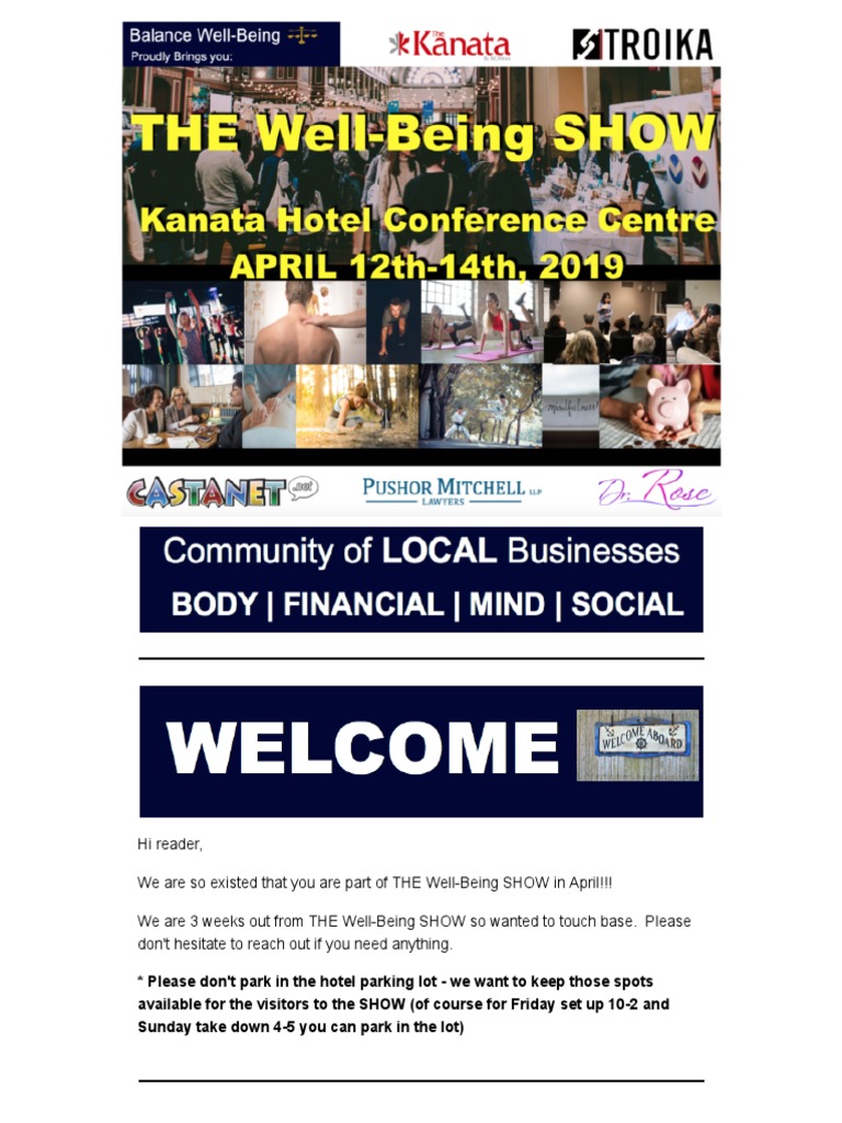 The Well Being Show | PDF | Cyberspace | World Wide Web