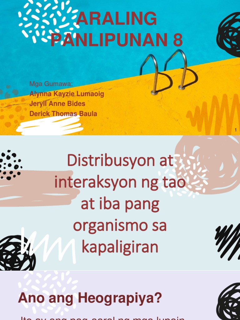 Distribusyon at Interaksyon | PDF