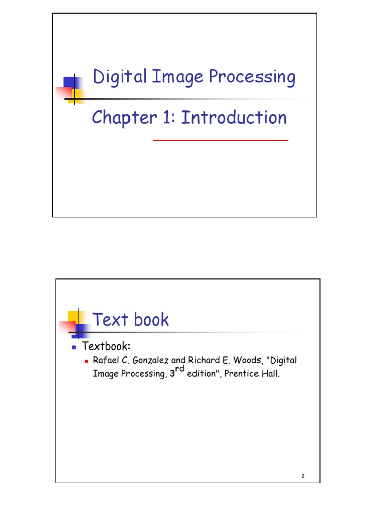 Digital Image Processing: Text Book | PDF | Digital Image | Gamma Ray