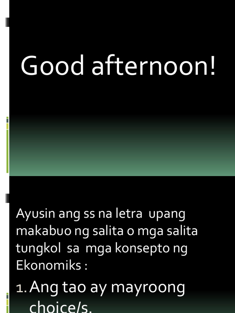 Kakapusan Kakulangan Ist Week | PDF