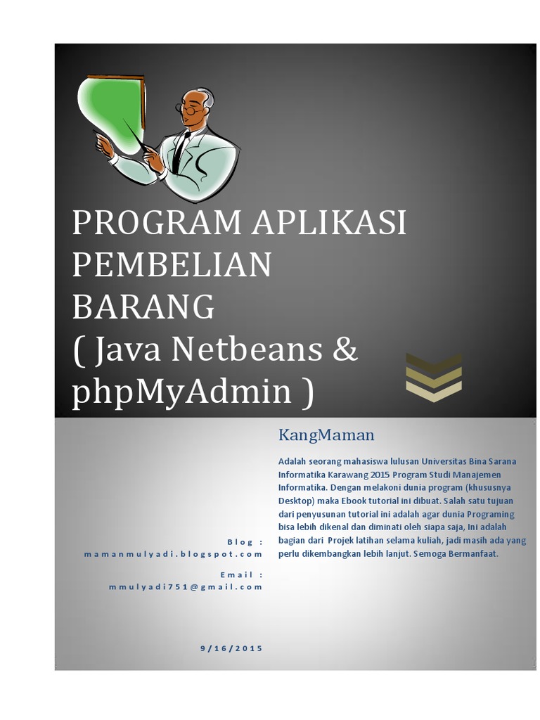 Ebook Lengkap Membuat Program Aplikasi Peminjaman Barang Dengan Menggunakan Java Netbeans IDE 7 ...