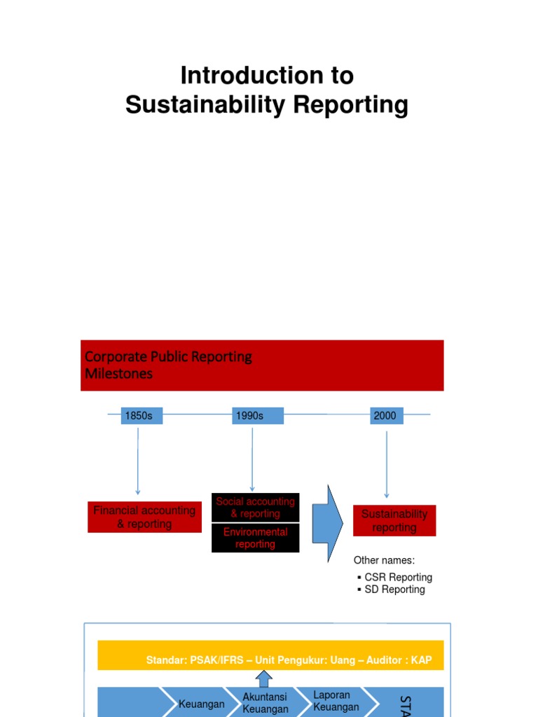 Overview of Sustainability Reporting | PDF | Financial Accounting ...