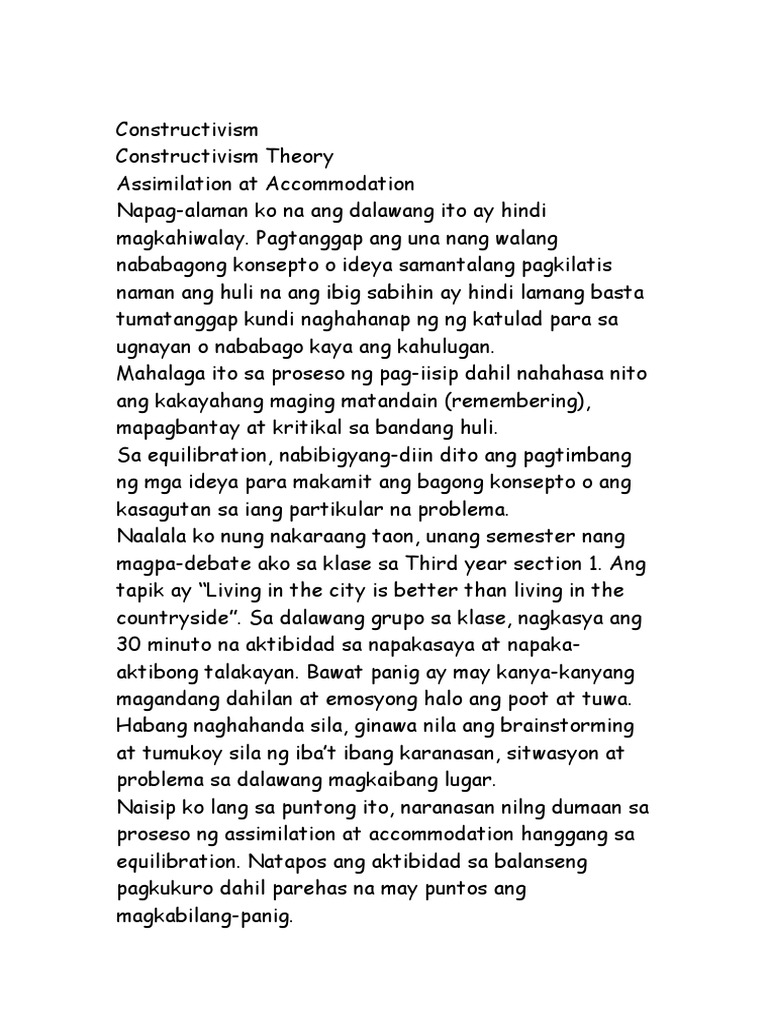 Constructivism | PDF