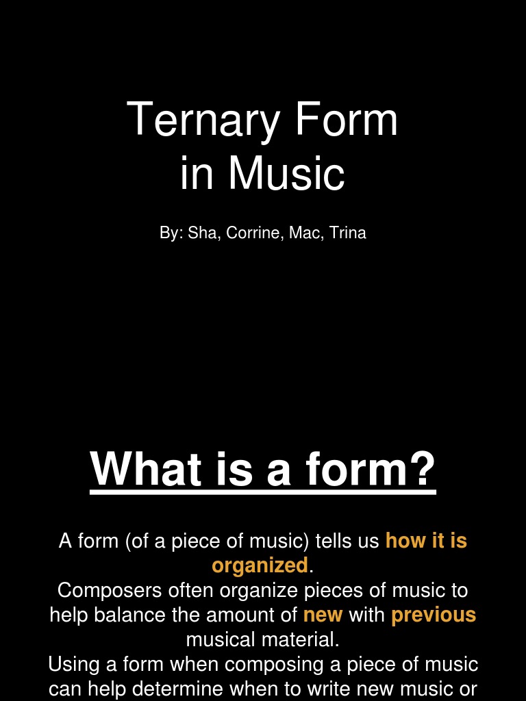Understanding Ternary Form in Music | PDF