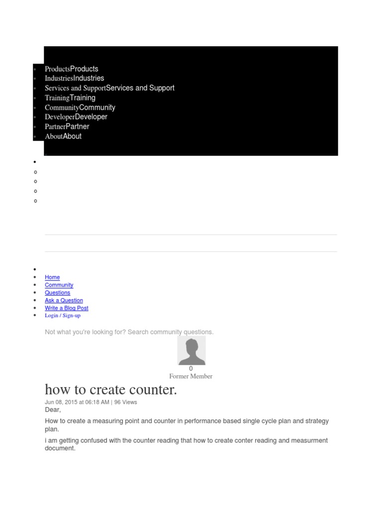 How To Create Counter in Sap | PDF | Cyberspace | Computing