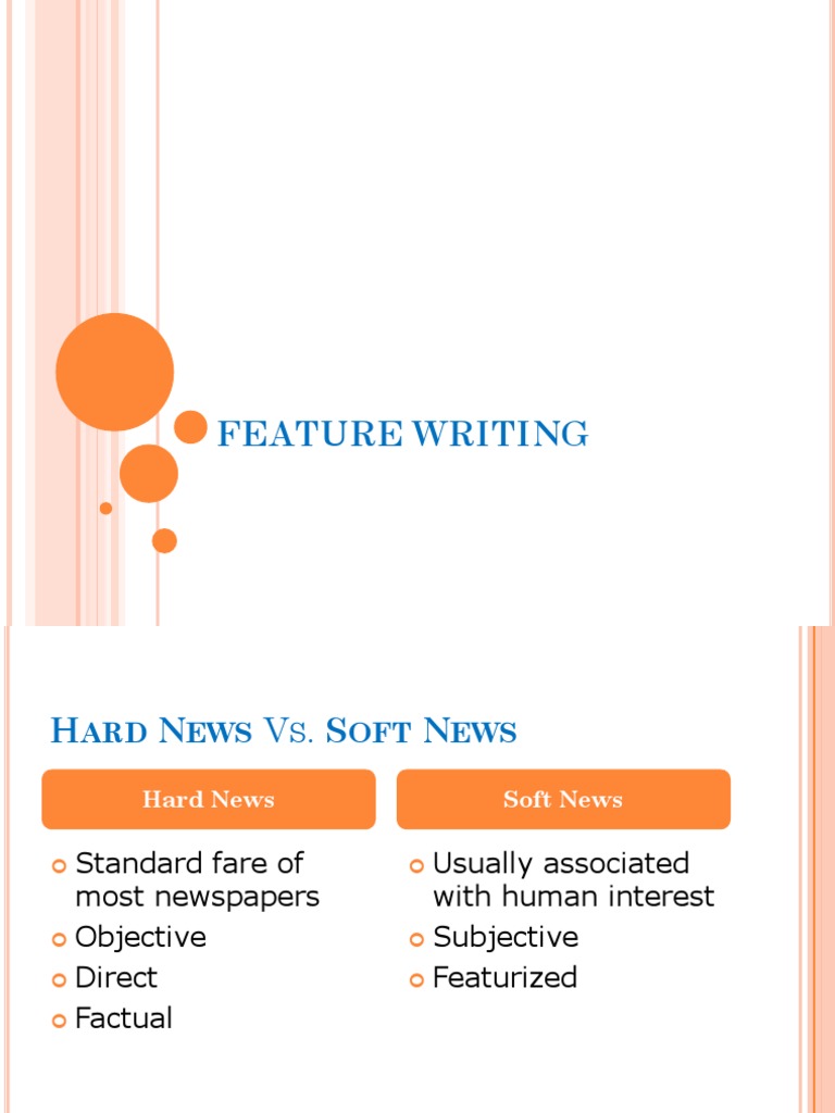 Featurewriting | PDF | News | Writing