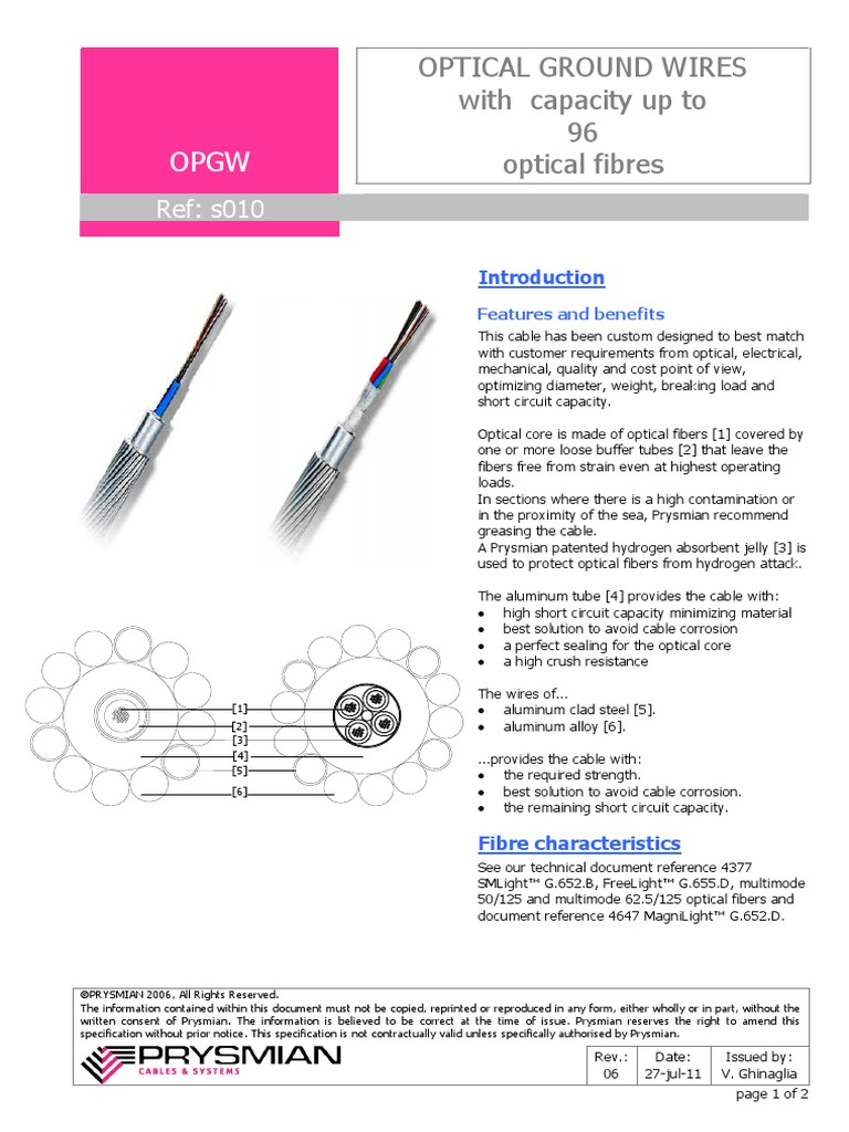 s010 Usa OPGW Standard PDF | PDF | Manufactured Goods | Building ...