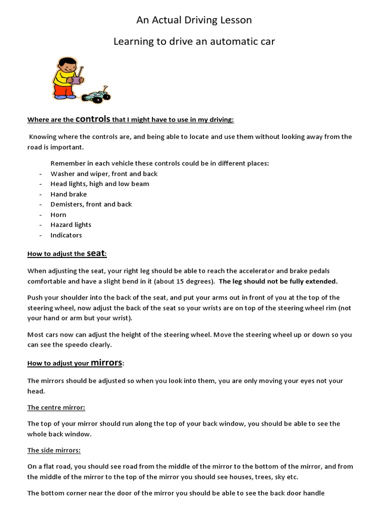 Driving at | PDF | Driving | Vehicle Technology