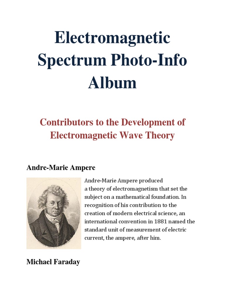 Electromagnetic Spectrum Photo-Info Album: Contributors To The ...