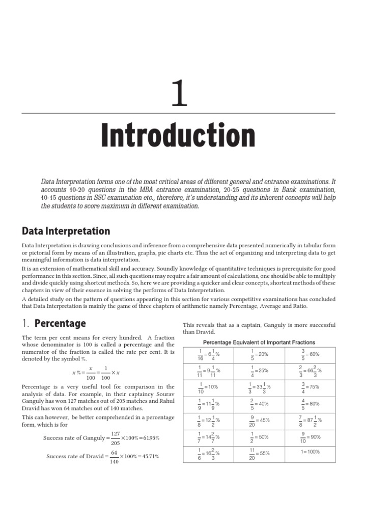 Mastering Data Interpretation Techniques | PDF | Fraction (Mathematics ...