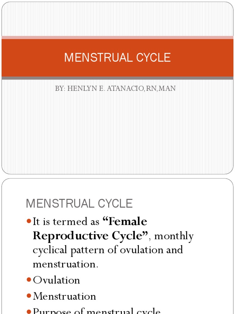 107 Menstrual Cycle | PDF | Menstrual Cycle | Menstruation