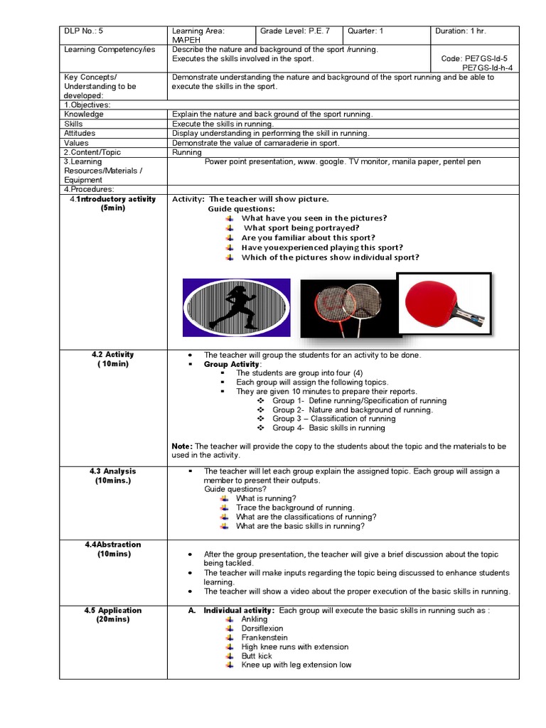 7 - PE7GS-Id5 & PE7GS-Id-h-4 | PDF | Anatomical Terms Of Motion ...