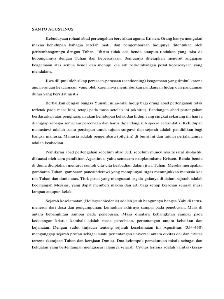 Santo Agustinus | PDF